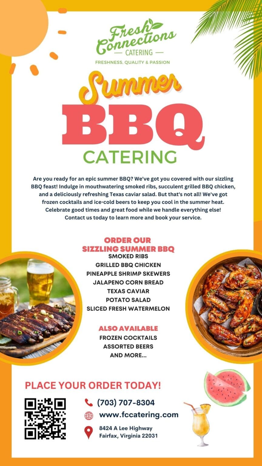 Seasonal Menus - Fresh Connections Catering