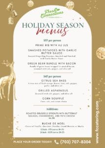 Seasonal Menus - Fresh Connections Catering