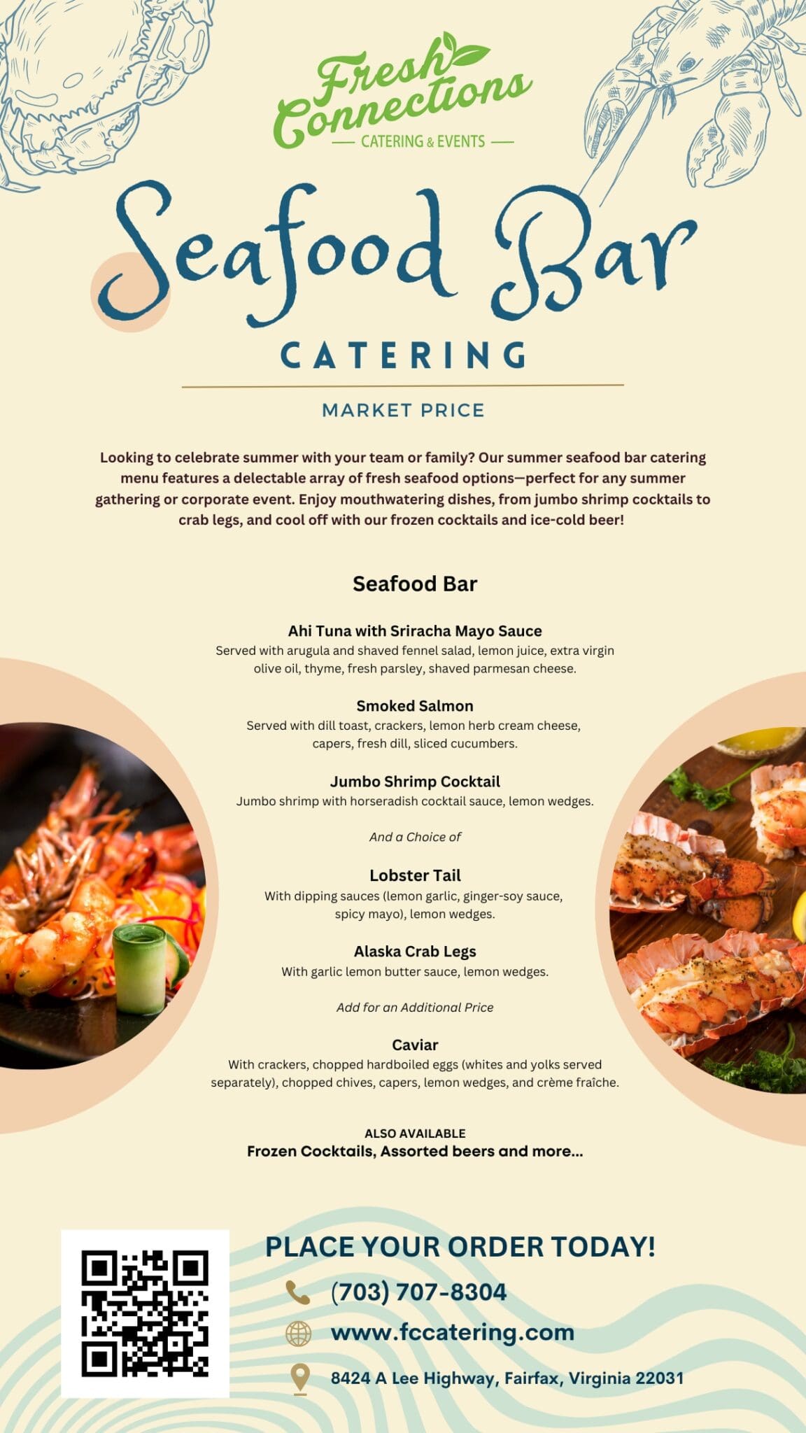 Seasonal Menus - Fresh Connections Catering