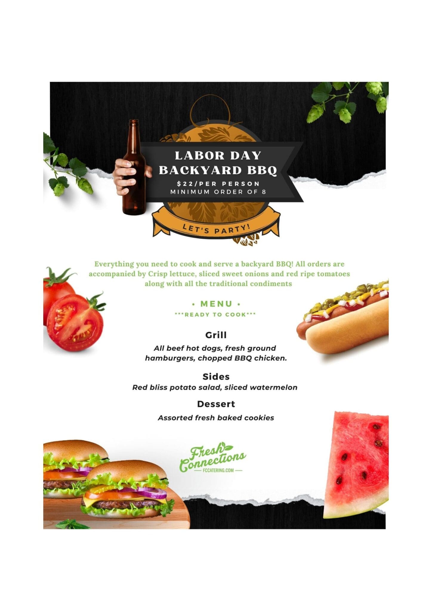 Seasonal Menus - Fresh Connections Catering